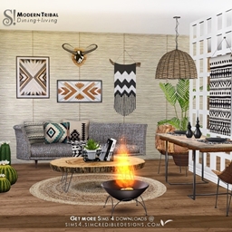 Modern Tribal Living 🔥 - The Sims 4 Build / Buy - CurseForge