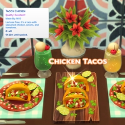 Chicken tacos by ONI Spanish translation - The Sims 4 Translations ...