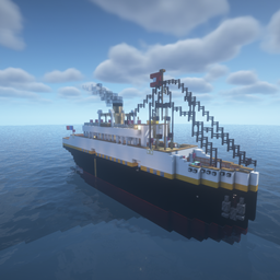 S.S Nomadic Build - Moving - 1 - 1 Scale - Full Interior. - Minecraft ...