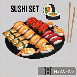Sushi set - The Sims 4 Build / Buy - CurseForge