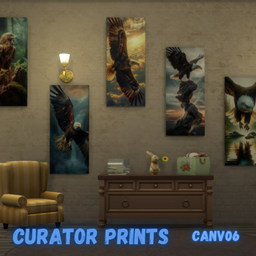 Curator Canvas paintings 06 eagles - base game compatible - Gallery ...