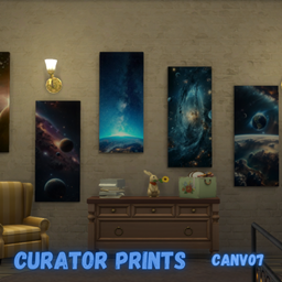 Curator Canvas paintings 07 outer space - base game compatible - Files ...