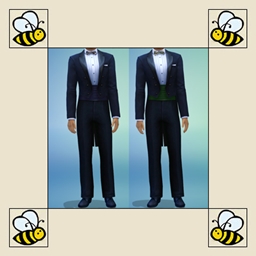 Classic male Tuxedo duo with stylish bow ties - Gallery - The Sims 4 ...