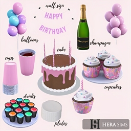 Birthday set - The Sims 4 Build / Buy - CurseForge