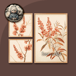 HQ Plant Color Sketch Painting 3 Piece Set #3 Sellable Extra F Samtuse963 - Files - The Sims 4 ...