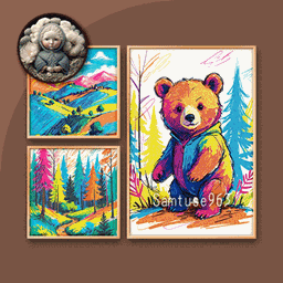 HQ Newbie Painting 3 Piece Set #2 Sellable Extra F Samtuse963 - The Sims 4 Build / Buy - CurseForge