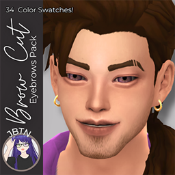 [JBTN] Brow Cut Eyebrows - The Sims 4 Create a Sim - CurseForge