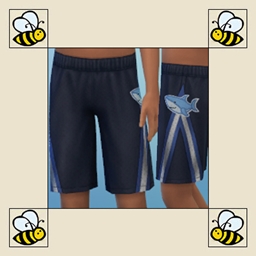 Download Shark shorts for boys - The Sims 4 Mods - CurseForge