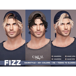 CasualSims - Fizz Hairstyle - The Sims 4 Create a Sim - CurseForge