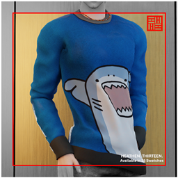Shark Oversized Pullover Sweater - The Sims 4 Create a Sim - CurseForge