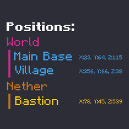 Simple Positions - Minecraft Mods - CurseForge