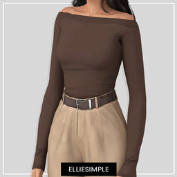 Elliesimple - Soft Off Shoulder Top - Elliesimple_SoftOffShoulder - The ...