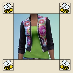 Colorful Bomber Jacket - File - The Sims 4 Create a Sim - CurseForge
