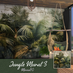Jungle Mural #3 - The Sims 4 Build / Buy - CurseForge