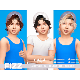 CasualSims - Fizz Hairstyle Children - The Sims 4 Create a Sim - CurseForge