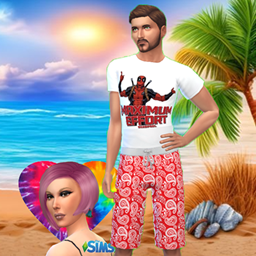 Bandana Men's Swim Trunks - The Sims 4 Create a Sim - CurseForge