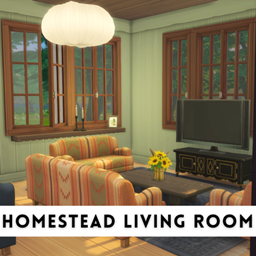 Homestead Living Room - The Sims 4 Rooms / Lots - CurseForge