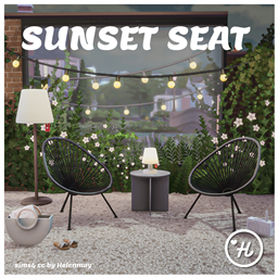 Download SUNSET SEAT - The Sims 4 Mods - CurseForge