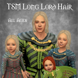 TSM Long Lord Hair for All Ages - The Sims 4 Create a Sim - CurseForge