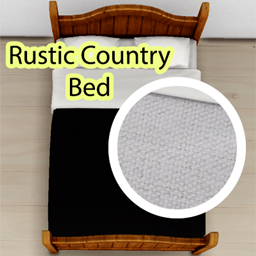 Rustic Country Bed (Base Game) - The Sims 4 Build / Buy - CurseForge
