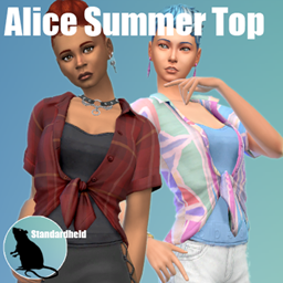Alice Summer Top (Recolor) - The Sims 4 Create a Sim - CurseForge