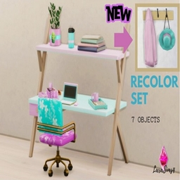 Install SET DESK - The Sims 4 Mods - CurseForge