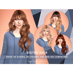 SONYASIMS - SISTER HAIR - SonyaSims 231 Hair Sister.zip - The Sims 4 ...