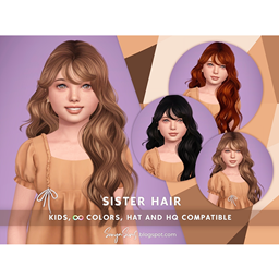 SONYASIMS - SISTER HAIR KIDS - SonyaSims 231 Hair Sister KIDS.zip - The ...