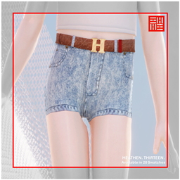 Girl's Belted Skinny Shorts - The Sims 4 Create a Sim - CurseForge