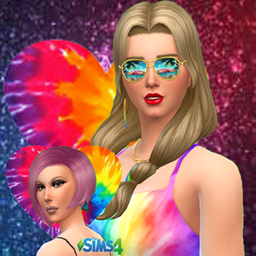Beachy Aviator Sunglasses, Gold and Silver - The Sims 4 Create a Sim ...
