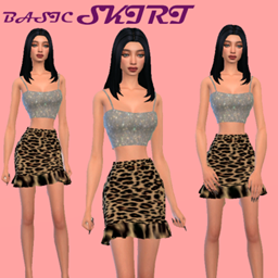 SKIRT 2 BASIC - The Sims 4 Create a Sim - CurseForge