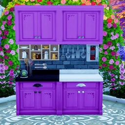 Modern Victorian Counters & Cabinet - The Sims 4 Build / Buy - CurseForge