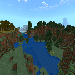 Beta Title Screen World 1.8 (Bedrock) - Minecraft Bedrock Maps - CurseForge