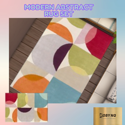 Modern Abstract Rug set - The Sims 4 Build / Buy - CurseForge