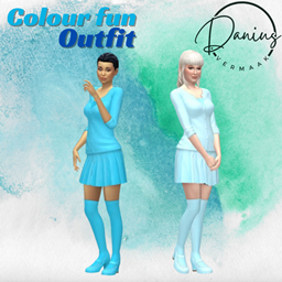 Colour fun outfit - The Sims 4 Create a Sim - CurseForge