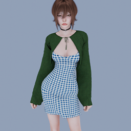 [omb] blueberry dress - The Sims 4 Create a Sim - CurseForge