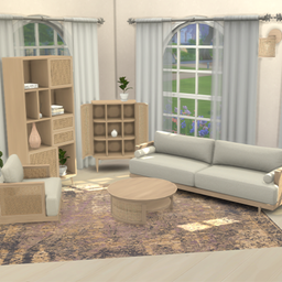 Comiko - Boho Living Room - The Sims 4 Build / Buy - CurseForge