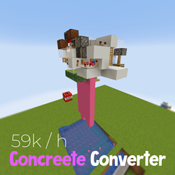 The BEST Concrete Converter - 60k / h - Minecraft Worlds - CurseForge