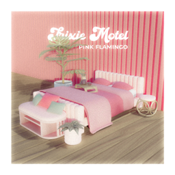 Trixie Motel ,Pink Flamingo - The Sims 4 Build / Buy - CurseForge