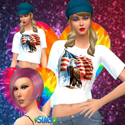 Countries Flags T-Shirt - Gallery - The Sims 4 Create a Sim - CurseForge