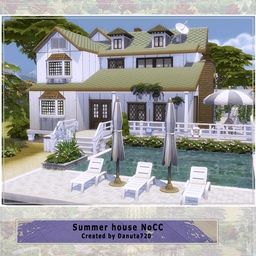 Summer house NoCC - The Sims 4 Rooms / Lots - CurseForge