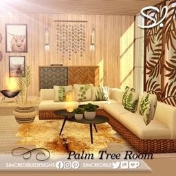 Download Palm Tree Living -Room 🏝️ - The Sims 4 Mods - CurseForge