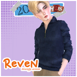 Child's Rolled Up Ribbed Knit Quarter Zip Sweater - Comments - The Sims ...