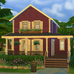 Clapboard Crush Recolor - Deep Purple - The Sims 4 Build / Buy - CurseForge