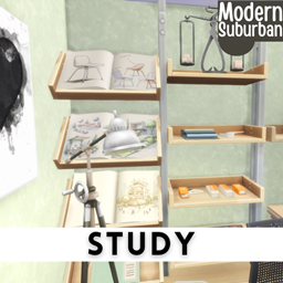 Install Modern Suburban - Study - The Sims 4 Mods - CurseForge