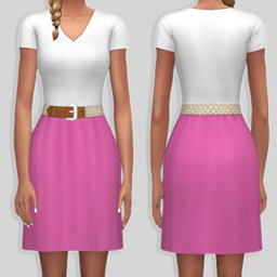 [Veranka] Retro Dress - The Sims 4 Create a Sim - CurseForge