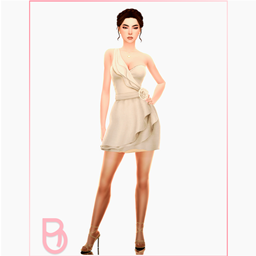 Woman Fancy Dress - Beatrix - Version 2 - The Sims 4 Create a Sim ...