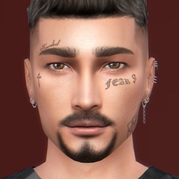 Face Tattoos N30 - The Sims 4 Create a Sim - CurseForge