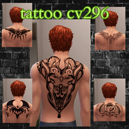 tattoo cv296 upper back ( base game compatible ) - tattoo cv296.zip ...