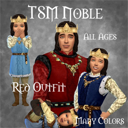 TSM Noble Red Outfit All Ages - File - The Sims 4 Create a Sim - CurseForge